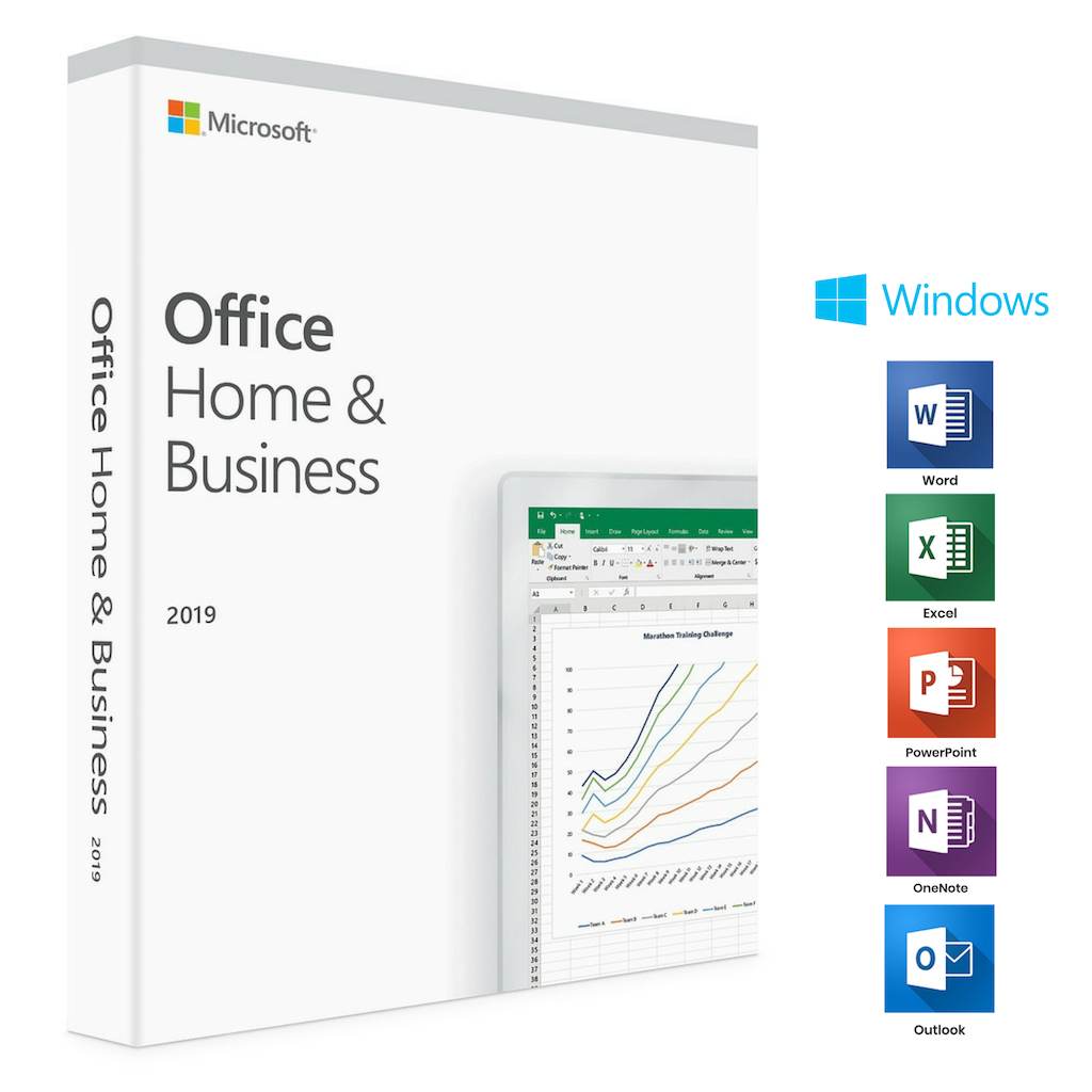 Microsoft Home & Business 2019 (2 PC ou 2 MAC)